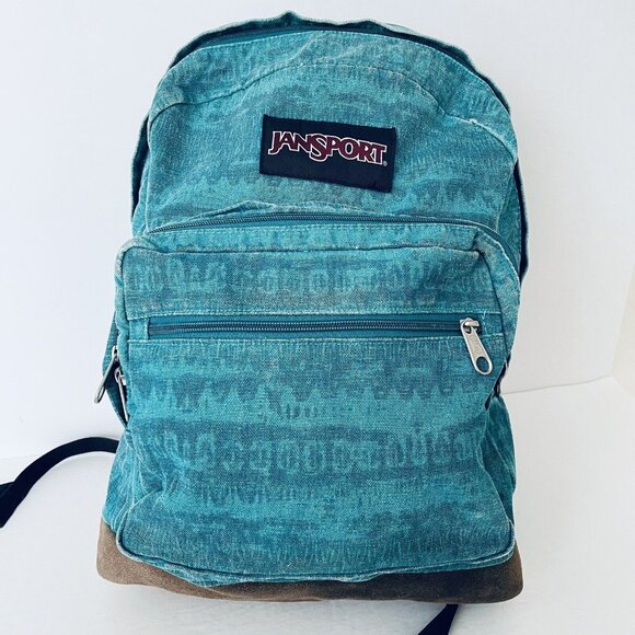 Jansport | Bags | Jansport Canvas Backpack Right Pack Originals Suede ...